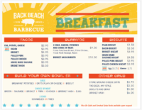 Our Breakfast Menu – Back Beach Barbecue | Panama City Beach Florida BBQ